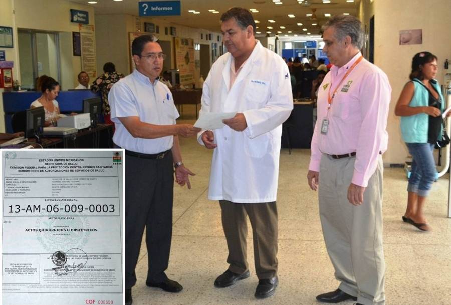 Entrega nueva licencia sanitaria a hospital general de Tecomán | Colima ...