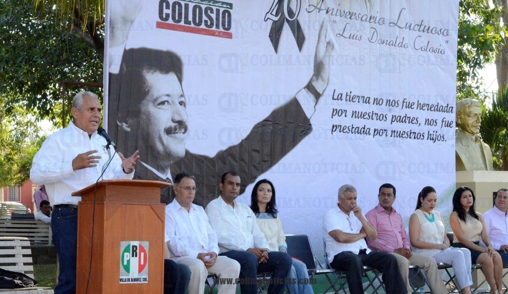 Conmemora PRI el XX aniversario luctuoso de Luis Donaldo Colosio ...