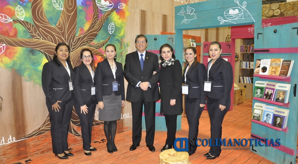 Visita rector stand de la UdeC, en la FIL 2016 | Colima Noticias