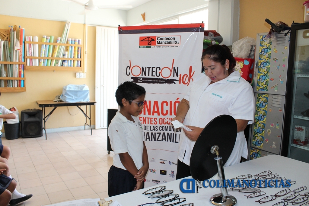 Contecon Manzanillo inicia exámenes de la vista para otorgar lentes a ...
