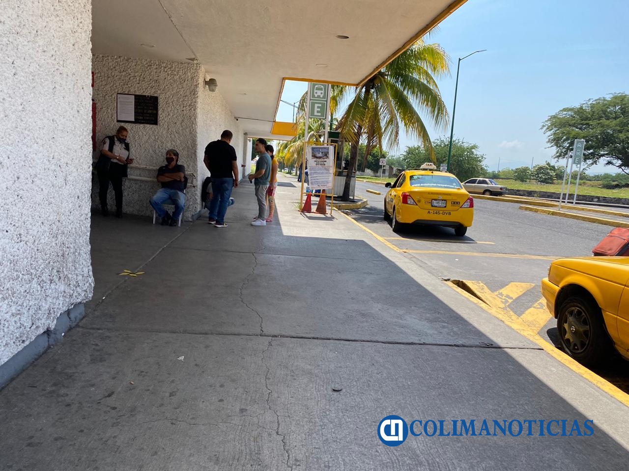 covid central autobuses taxis | Colima Noticias