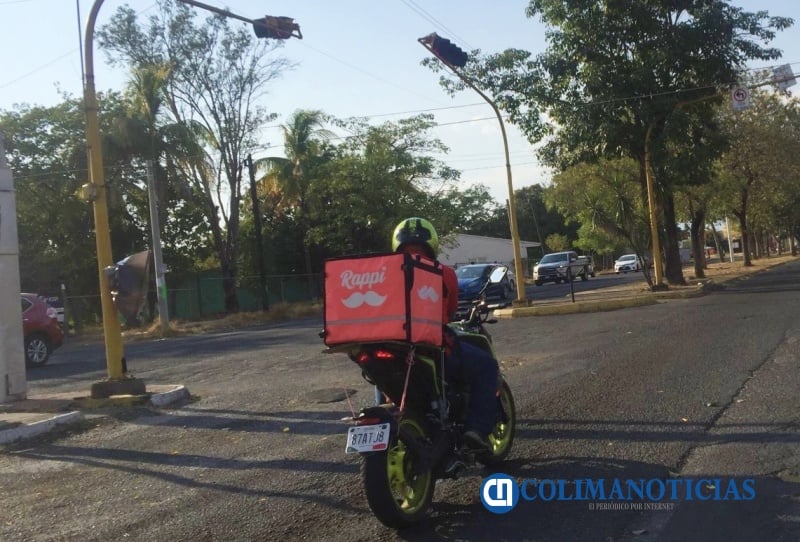 moto repartidores rappi | Colima Noticias