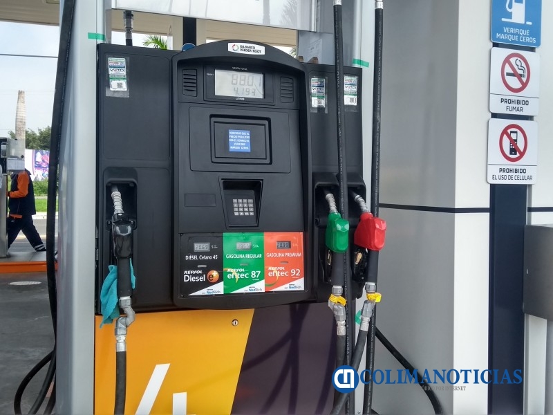 Actualiza la SHyCP precios de los combustibles; en Colima el costo promedio para la gasolina ...