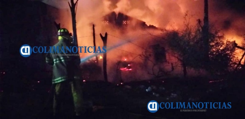 Se incendia una vivienda en Caleras; no hubo heridos | Colima Noticias