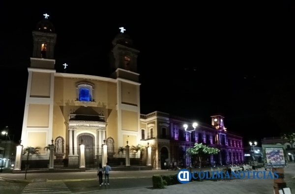 catedral centro de colima noche | Colima Noticias