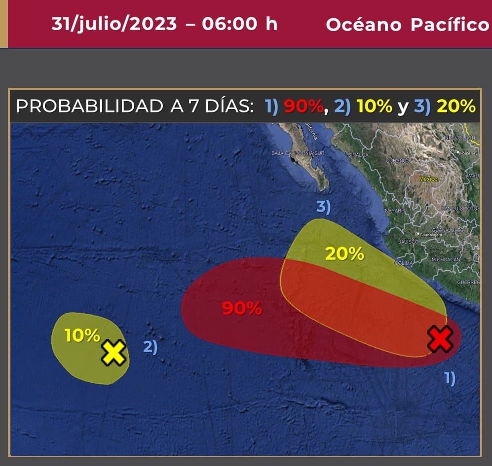 Hay probabilidad de ciclón tropical en costas de Colima y Michoacán ...