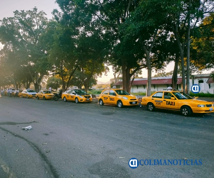 Se manifiestan taxistas independientes en Movilidad | Colima Noticias