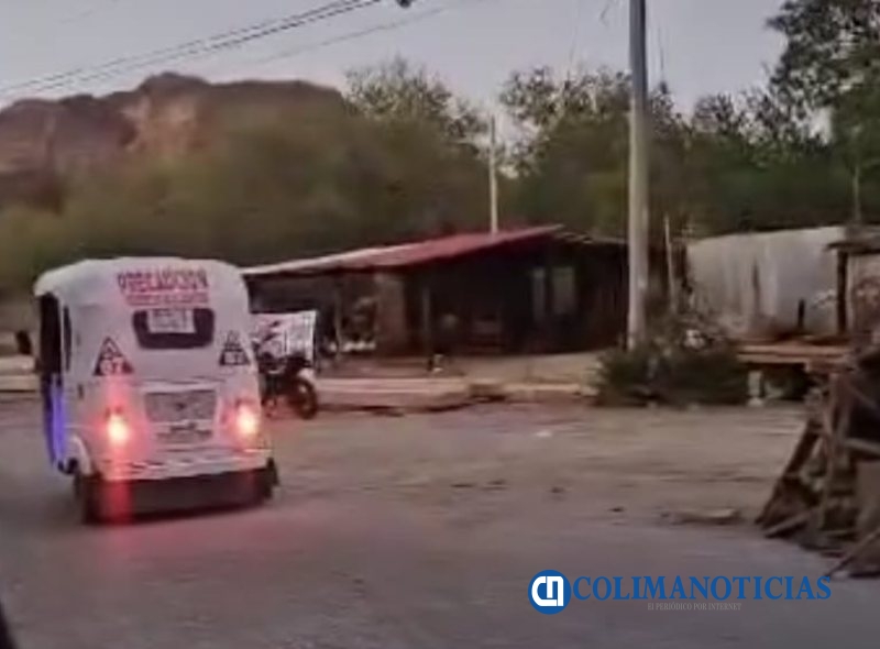 Un muerto y un herido en ataque armado a una mototaxi en Campos | Colima Noticias