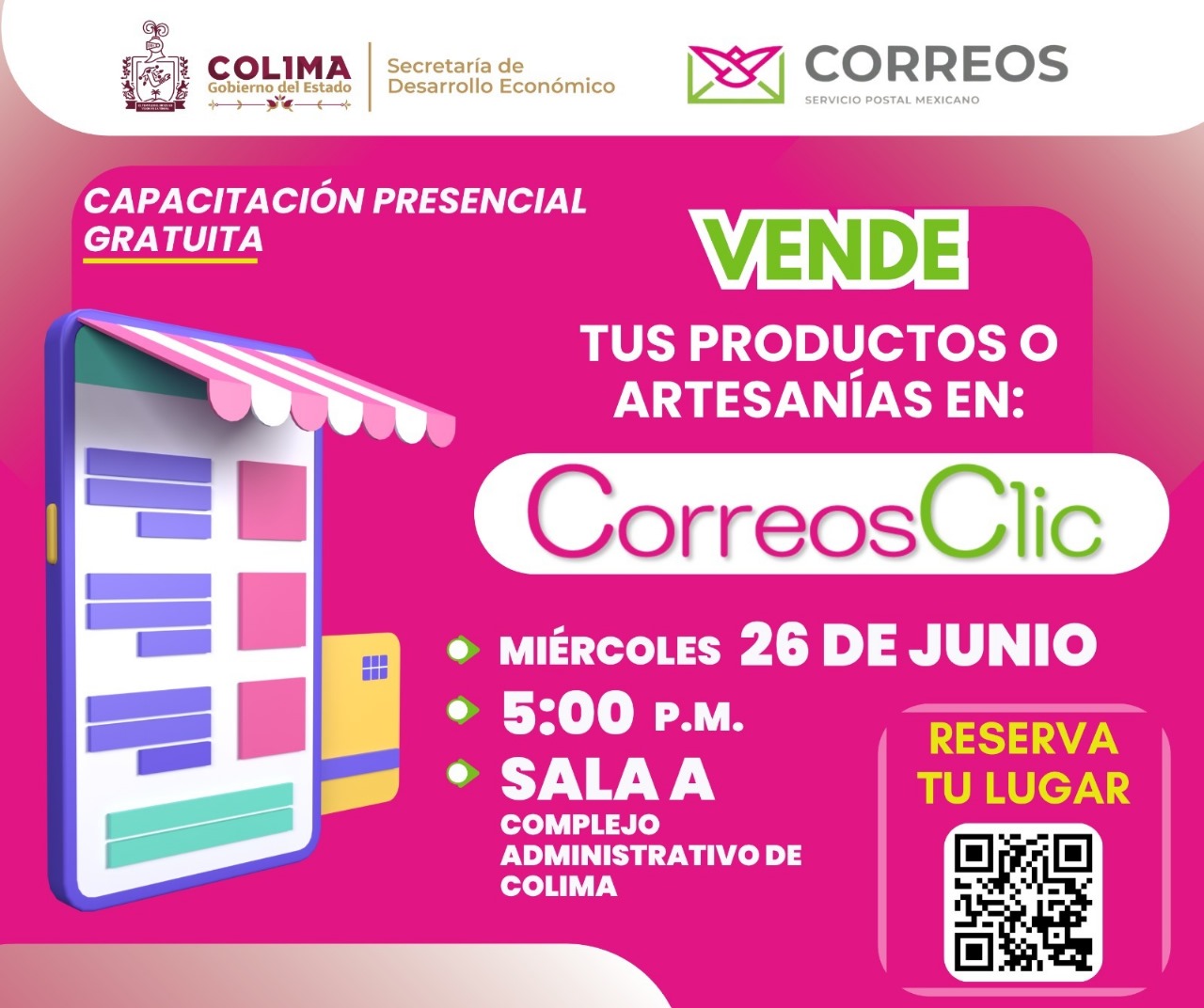 Ofrece Sedeco capacitación gratuita a quienes quieran expandir sus ventas | Colima Noticias