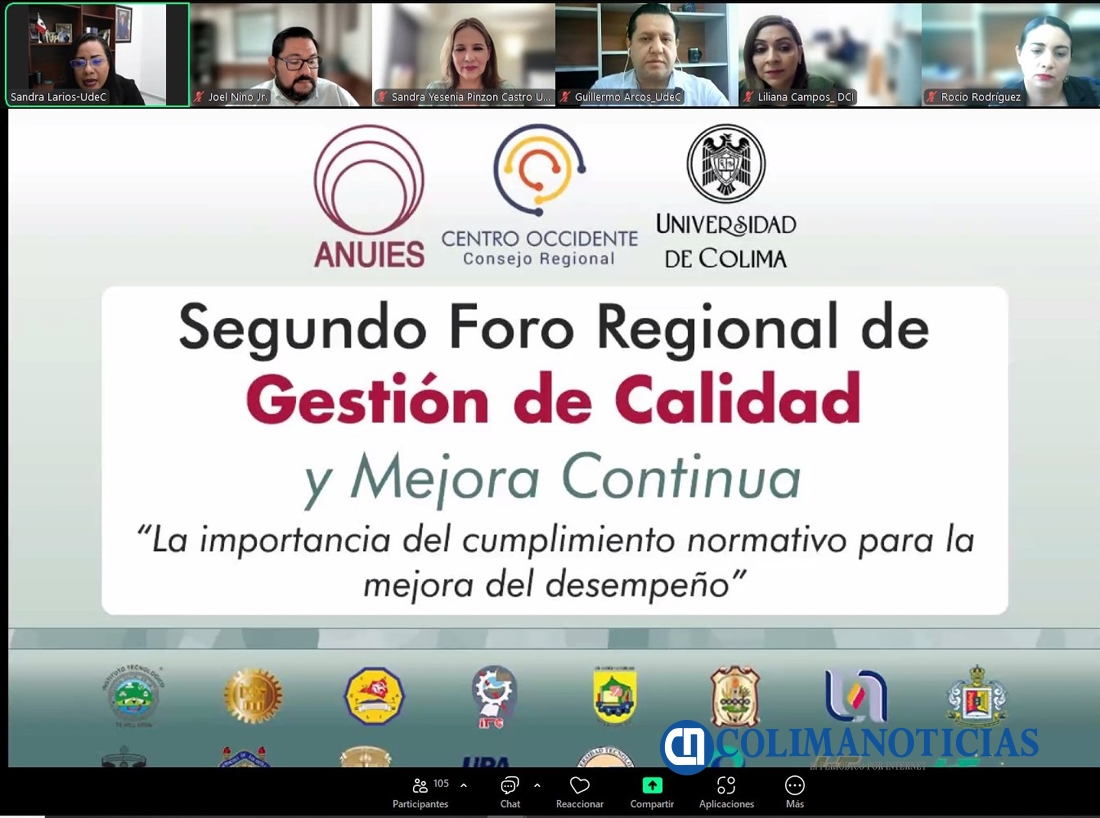 UdeC, sede del Segundo Foro Regional de gestión de Calidad y Mejora Continua | Colima Noticias