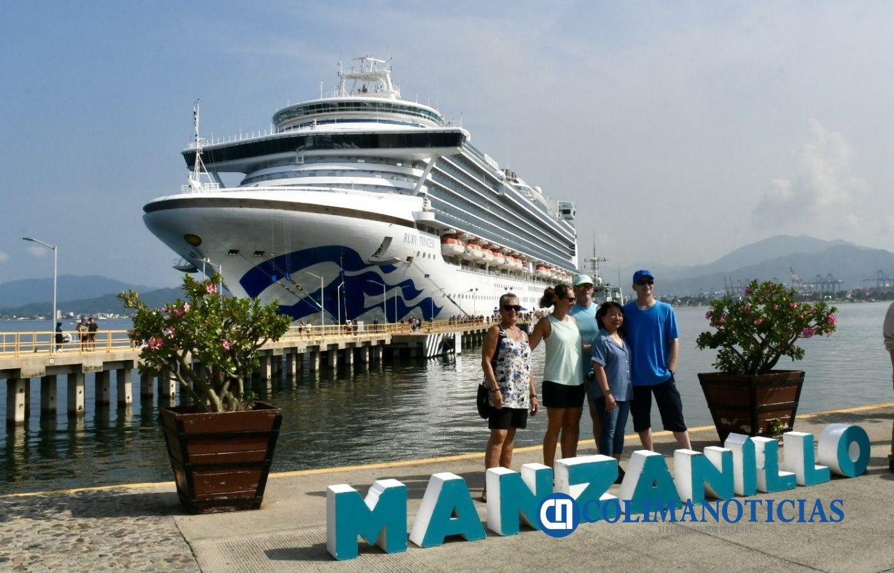 Arribó a Manzanillo el crucero Ruby Princess, primer destino de su recorrido por la Riviera ...